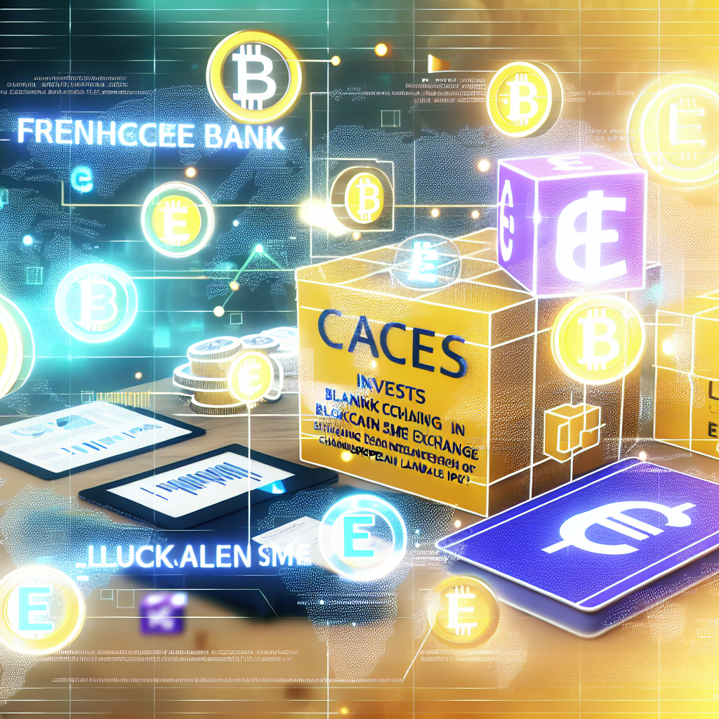 프랑스 대형은행 CACEIS, 블록체인 SME 거래소 ‘Lise’에 투자…유럽 IPO 판도 바꾸나? – MZnews